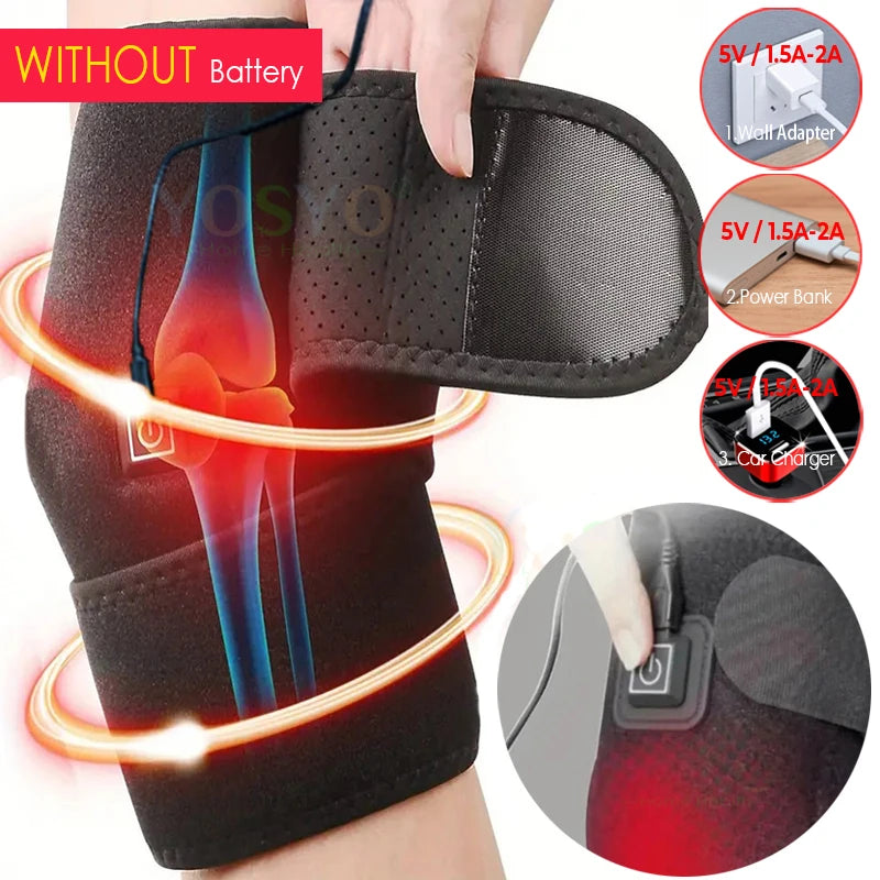 Electric Heating Knee Pad Protection Joint Care Device with One Click ...