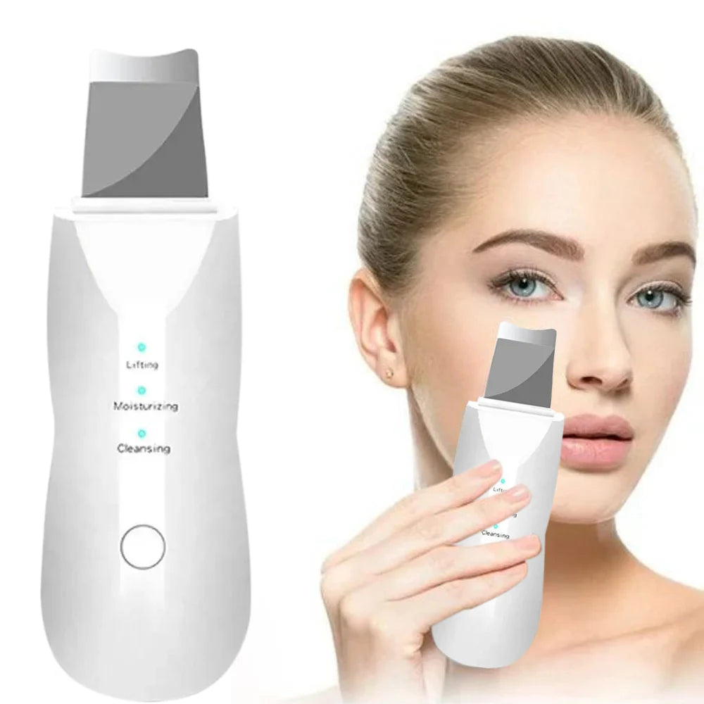 Deep Cleaning Ultrasonic Facial Skin Pore Cleaning Machine for Women a ...